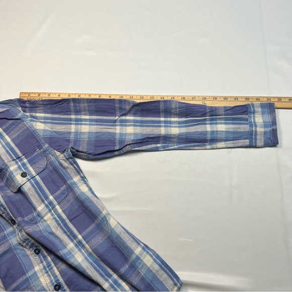 Uniqlo | Shirts | Mens Uniqlo Purple Plaid Flannel Shirt | Poshmark